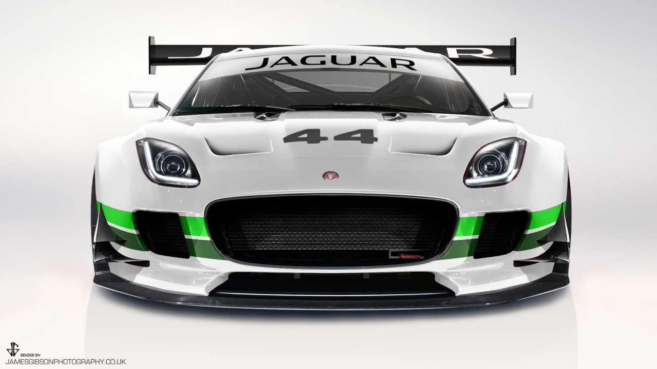 Jaguar F-type GT3/GTE Render – JAMES GIBSON